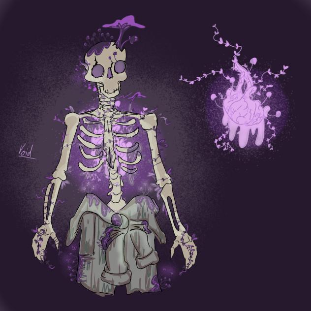 Living skeleton (the heart) - ibisPaint