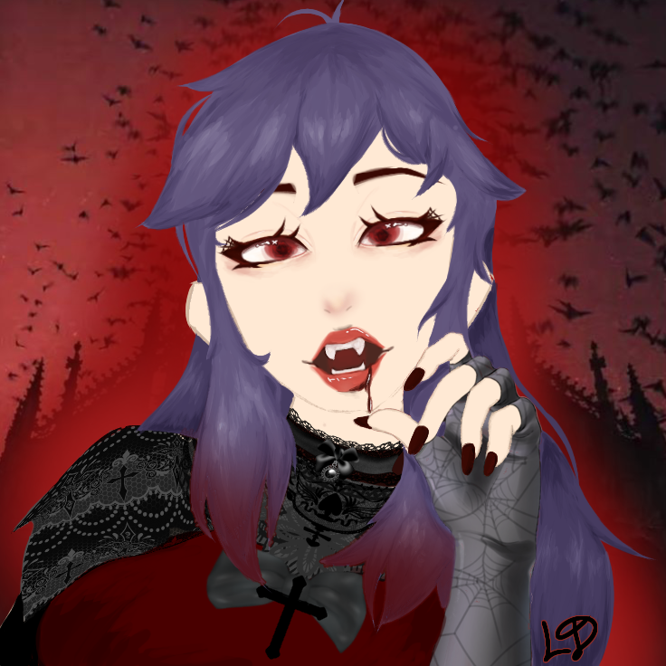 Maia the Vampire 🦇🖤 - ibisPaint