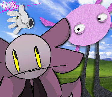 og kinito n my artzyle kinito!! Xo3 - ibisPaint