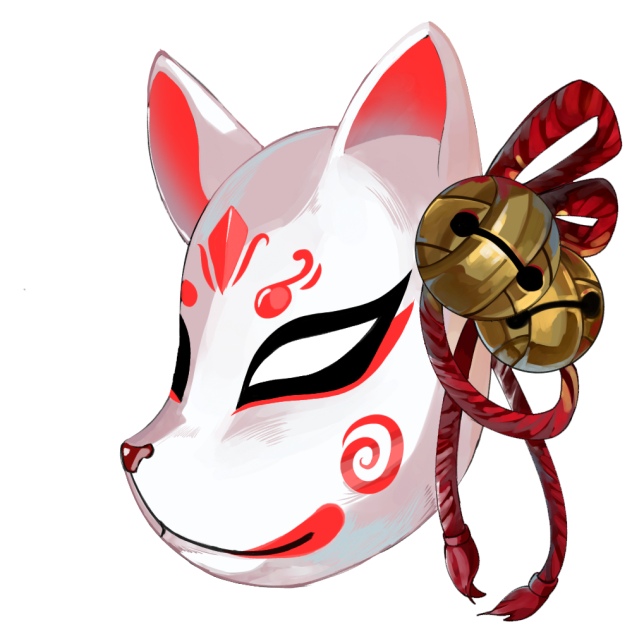Kitsune mask 1 - ibisPaint
