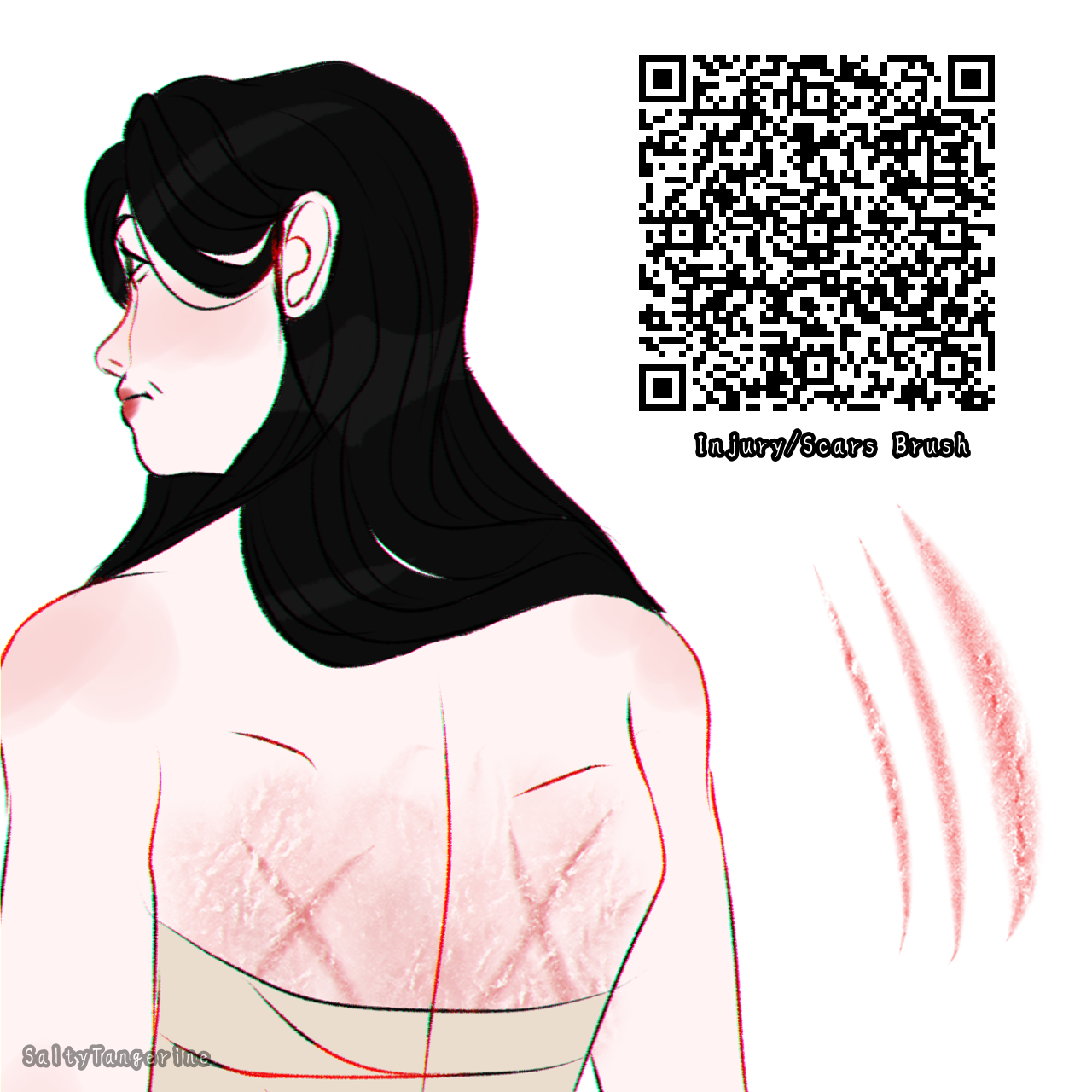 Scars Brush - ibisPaint