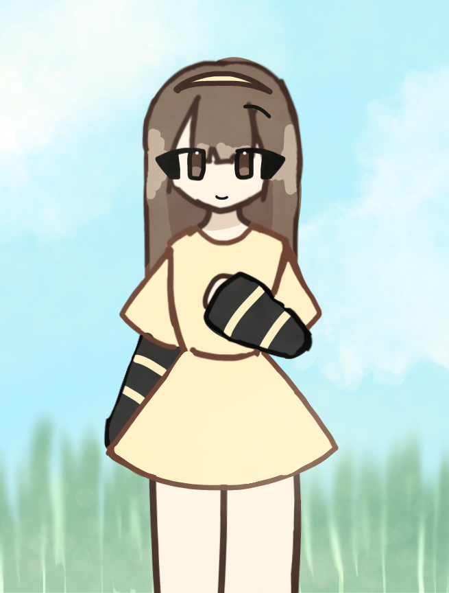 yellow girl - ibisPaint