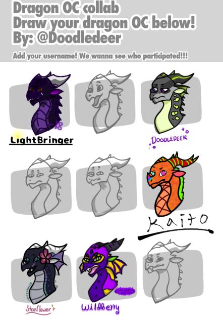 dragon oc collab - ibisPaint