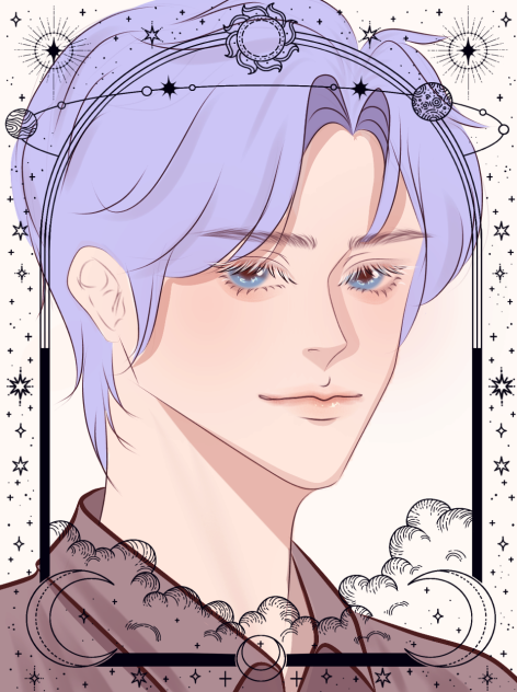 Purple hair - ibisPaint