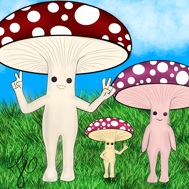 Mushrooms - ibisPaint