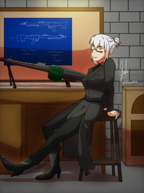 Chizuru the weapons engineer - ibisPaint