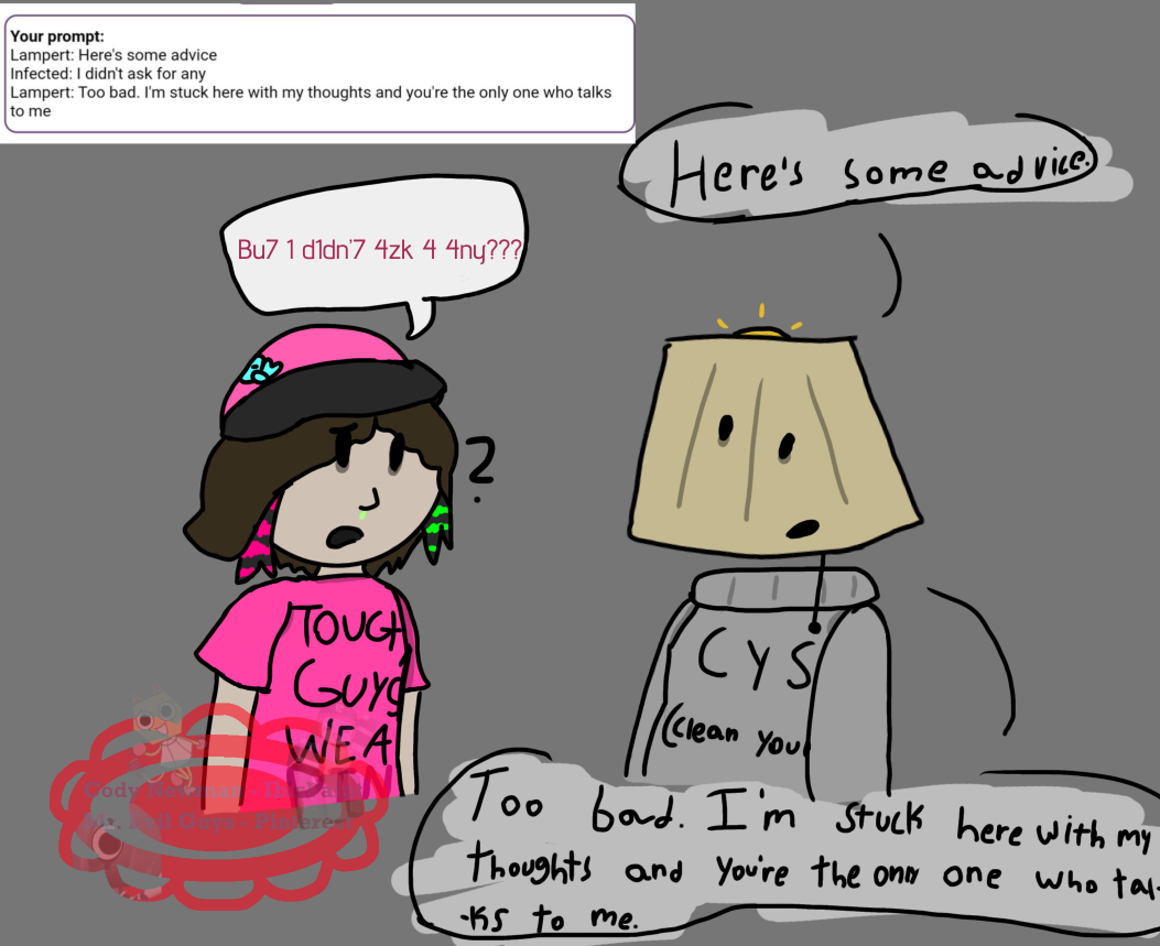 Stupid doodle prompt my friend gave me - ibisPaint