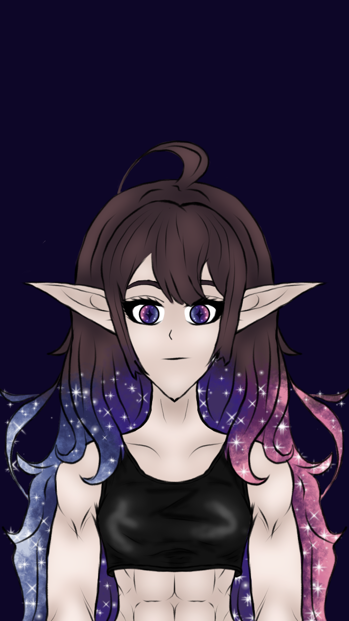 Dark-Elf OC - ibisPaint