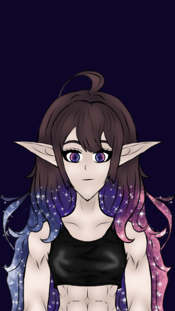 Dark-Elf OC - ibisPaint