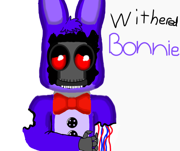 withered Bonnie and unwithered Bonnie - ibisPaint