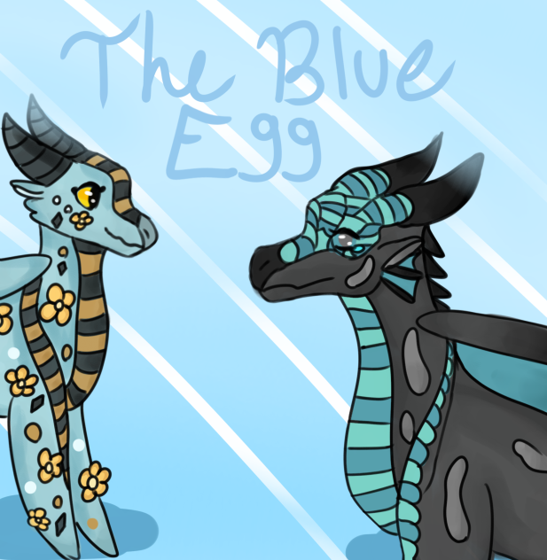 Fanart of The Blue Egg!🩵🖤 - ibisPaint