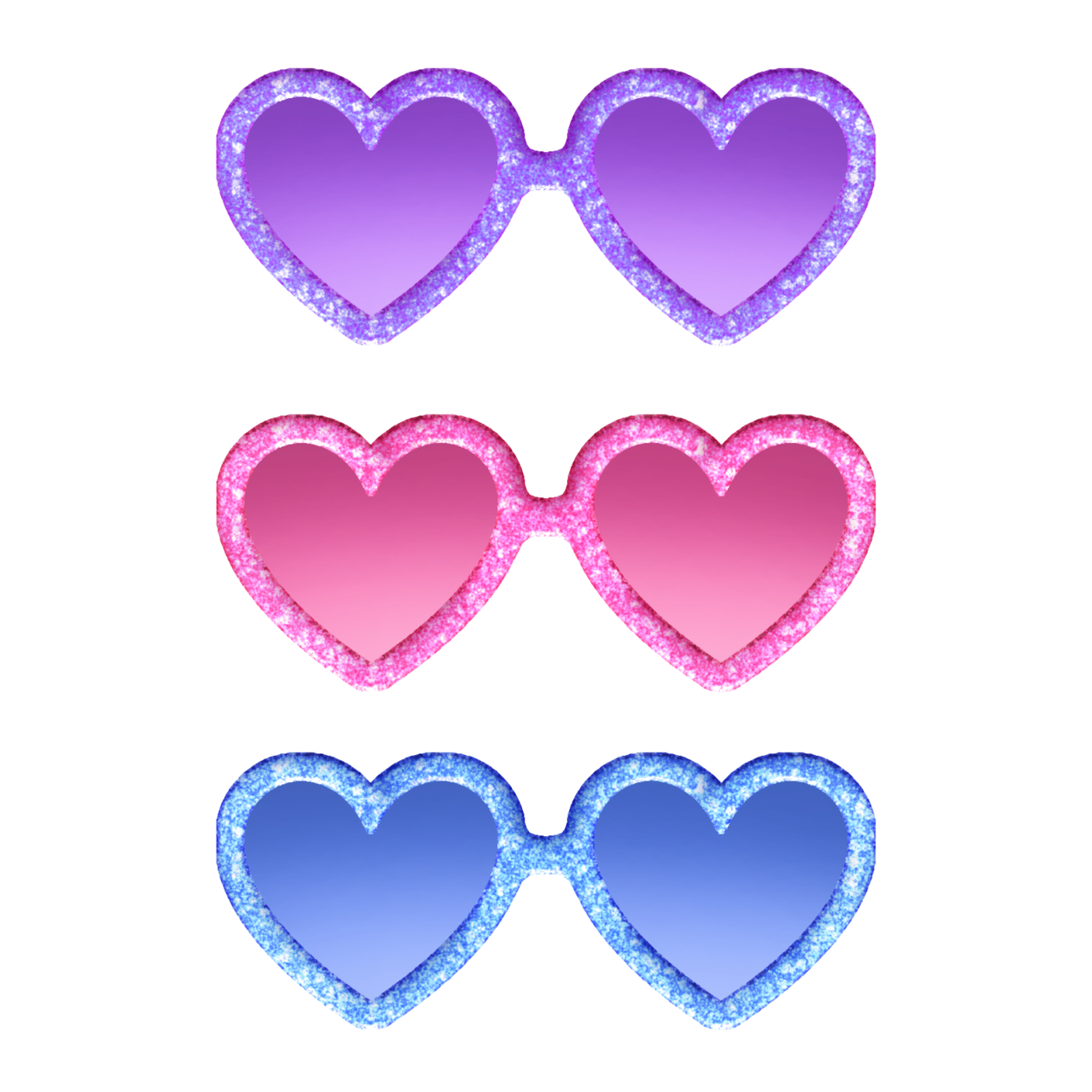 Heart sunglasses - ibisPaint