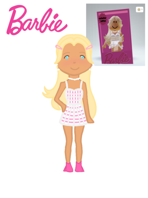 Drew my Roblox Avatar (Barbie Edition) - ibisPaint