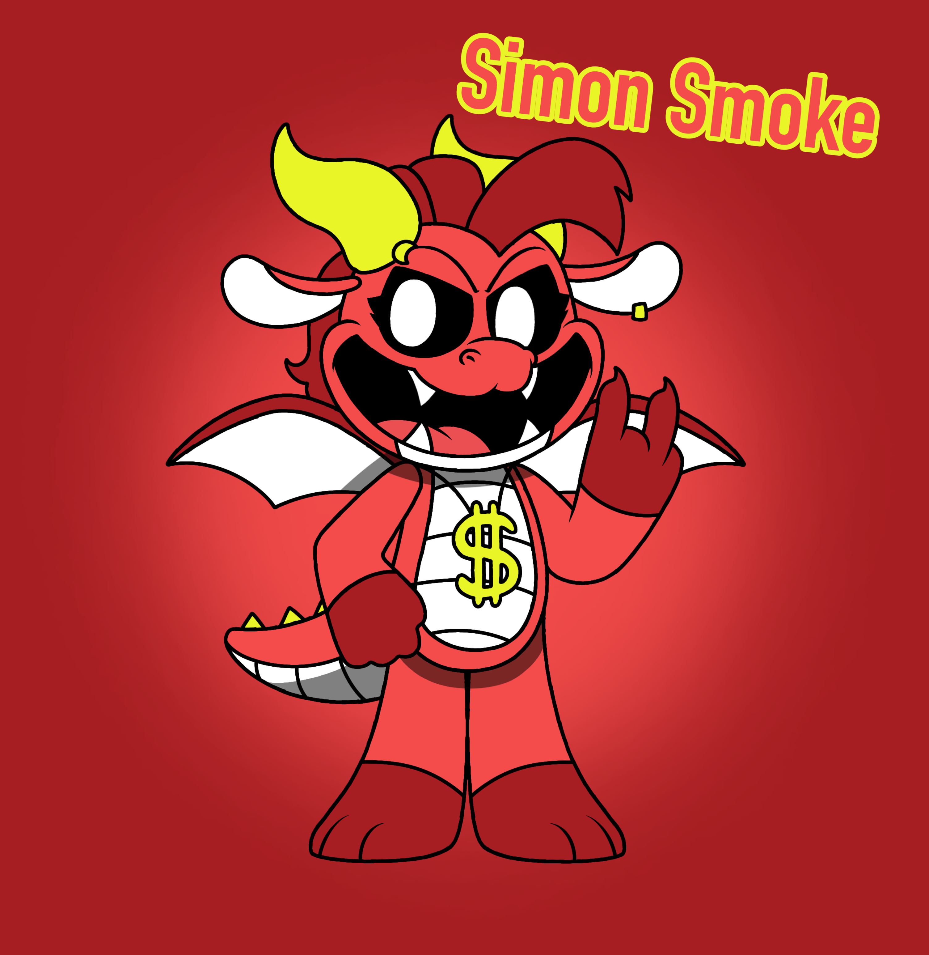 Simon Smoke (Nightmare Critters FanArt) - ibisPaint