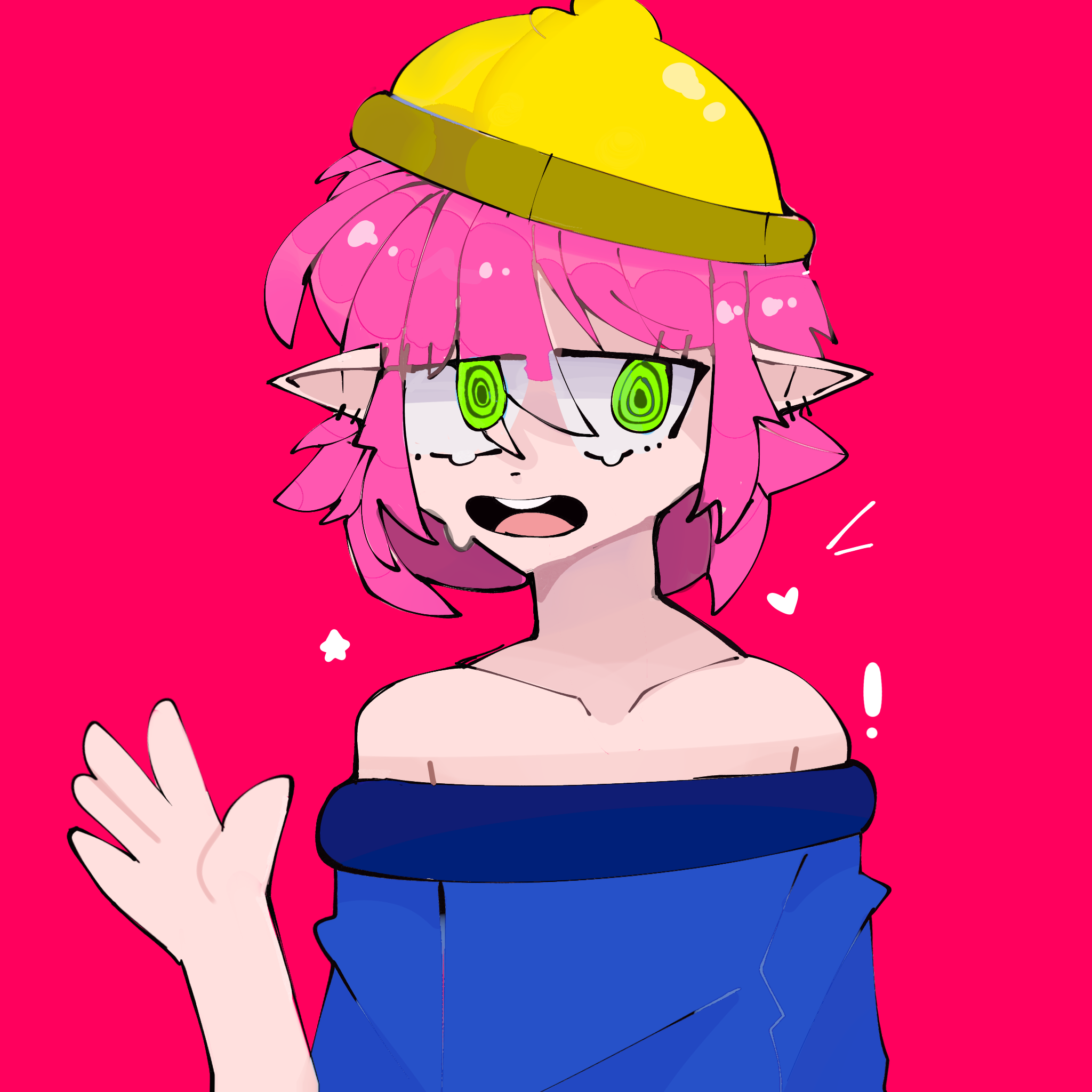 My oc with a hat - ibisPaint