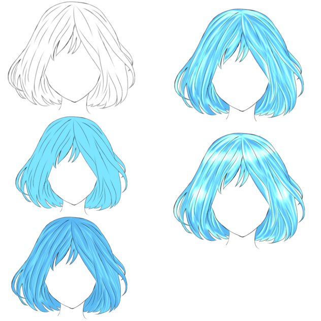 Hair tutorial - ibisPaint