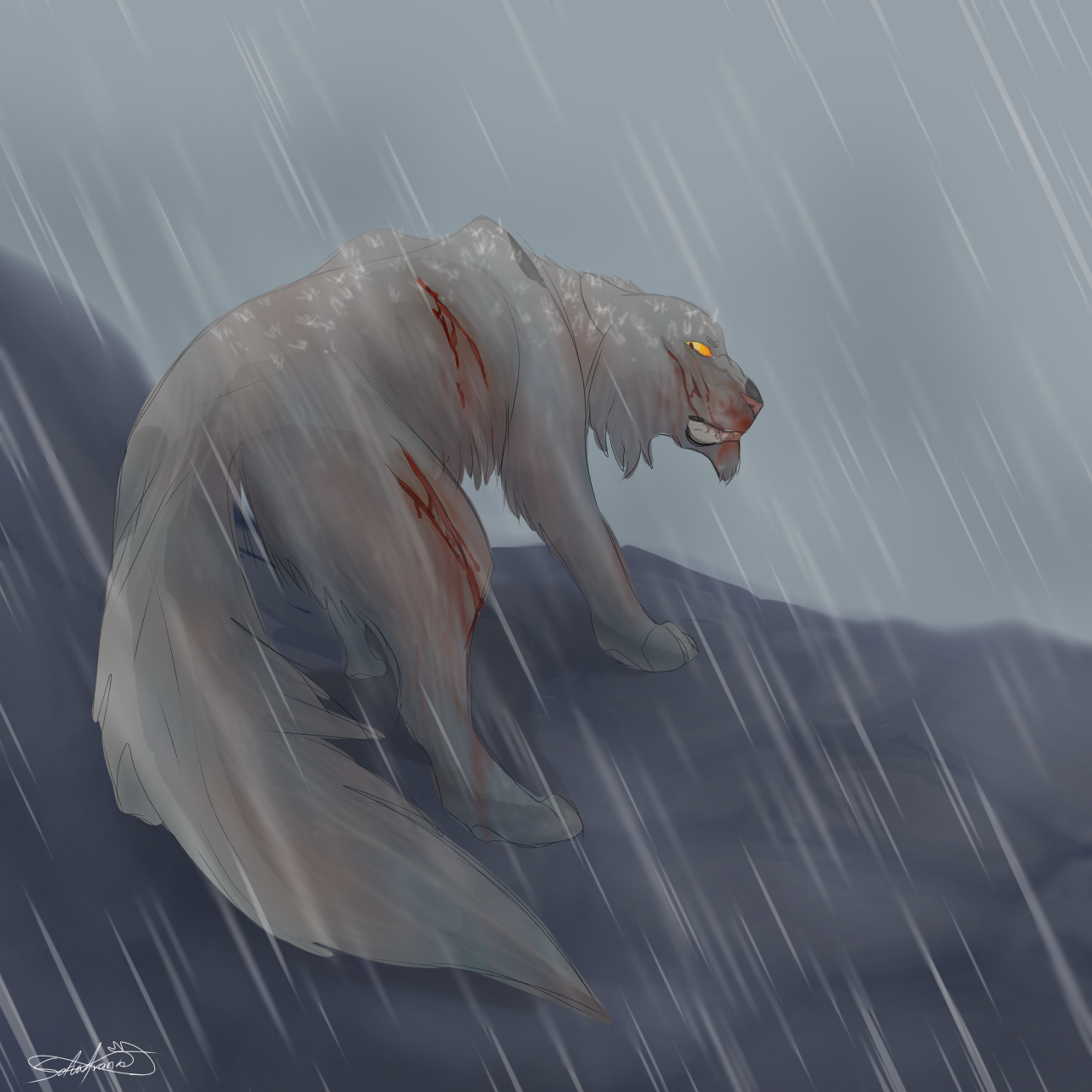 just because it rained, - ibisPaint