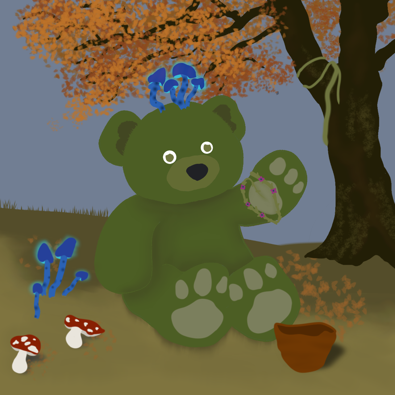 Enchanted bear - ibisPaint