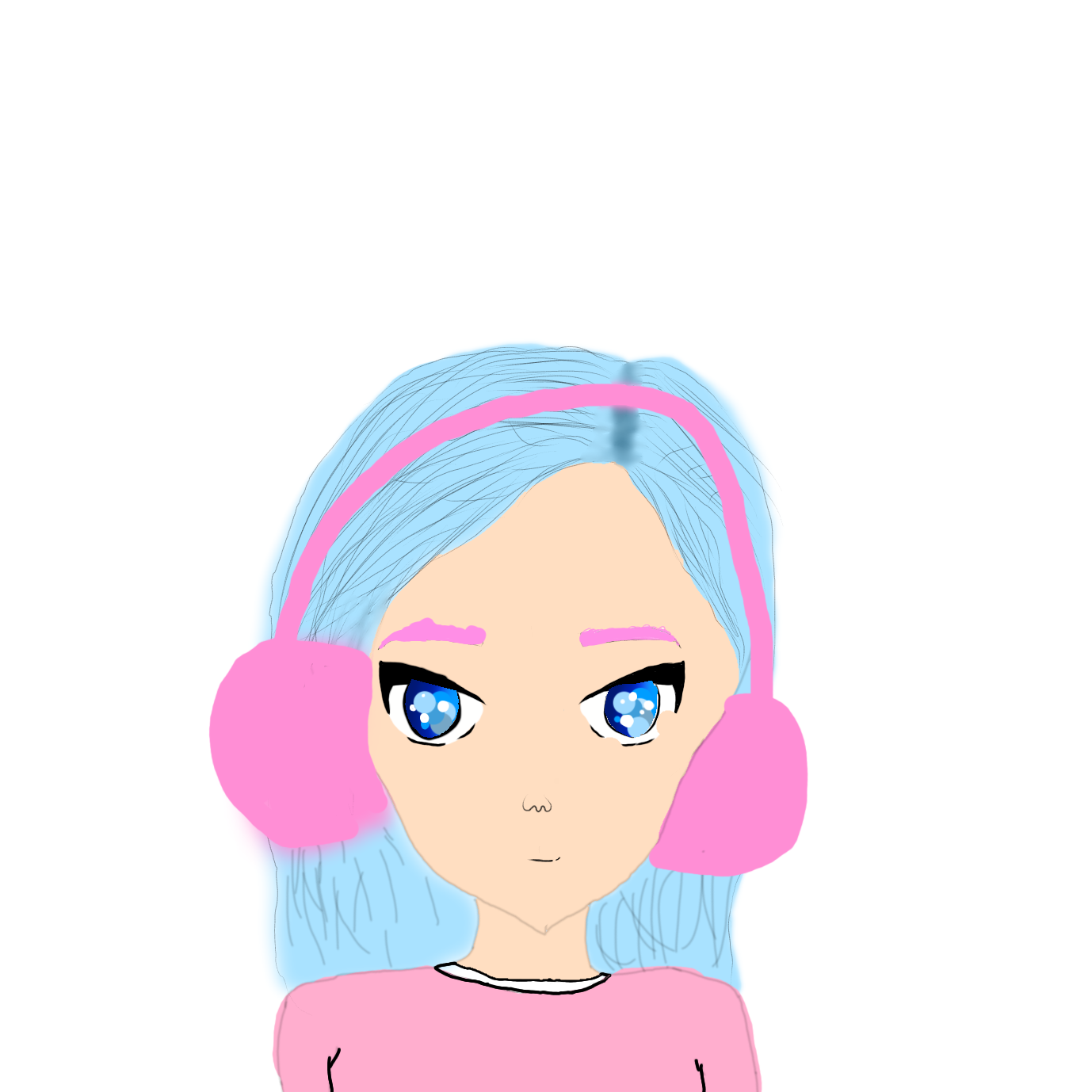 cotton candy girl - ibisPaint