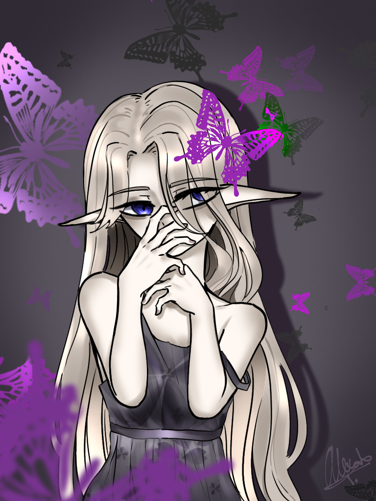 Butterfly’s Orchid - ibisPaint