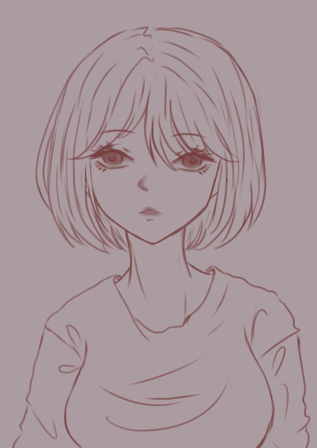 Anime girl draw ibisPaint - ibisPaint