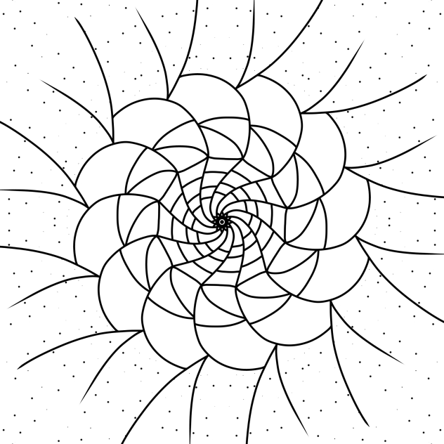 Uncoloured Mandala 1 - ibisPaint