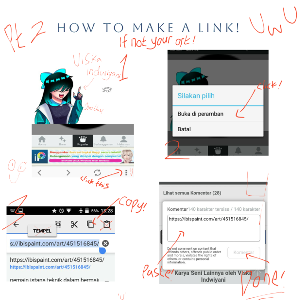 How to make a link! pt 2 - ibisPaint