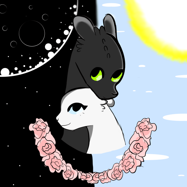 Toothless x light furry [complete] - ibisPaint