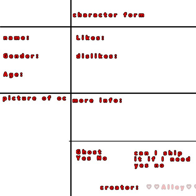 character form - ibisPaint