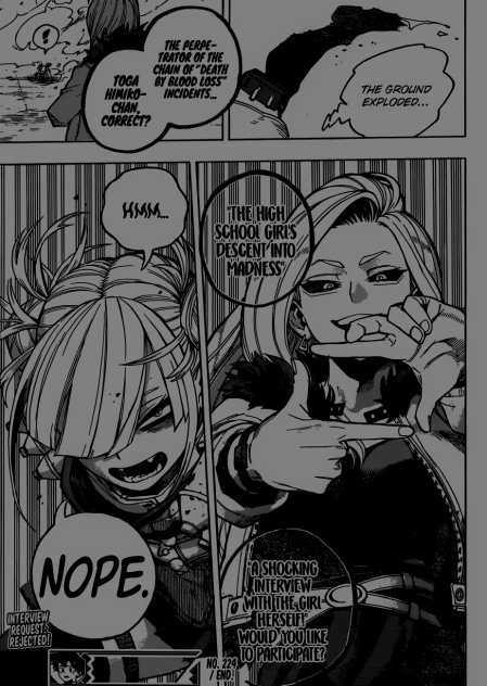 Curious vs Toga Himiko manga panel - ibisPaint