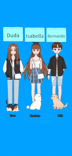 Eu e meus amigos - ibisPaint