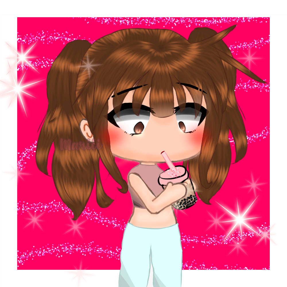 Drink slurp Gacha edit trend- Mariii - ibisPaint