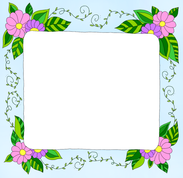 Flower Doodle Border 8 - ibisPaint