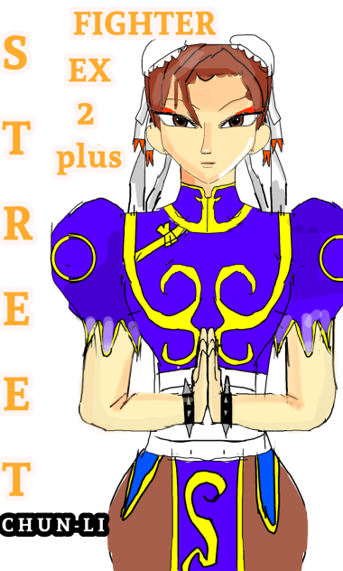 chun-li street fighter ex 2 plus - ibisPaint