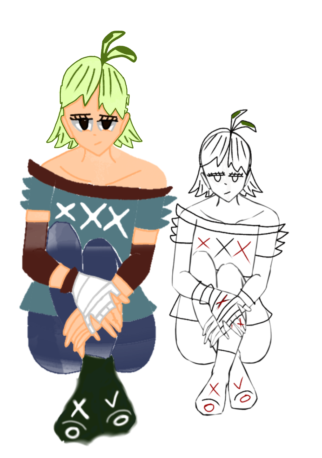 New Characters Lin and Cray - ibisPaint