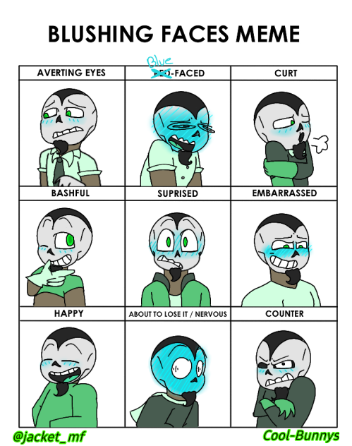 Blushing Faces - ibisPaint