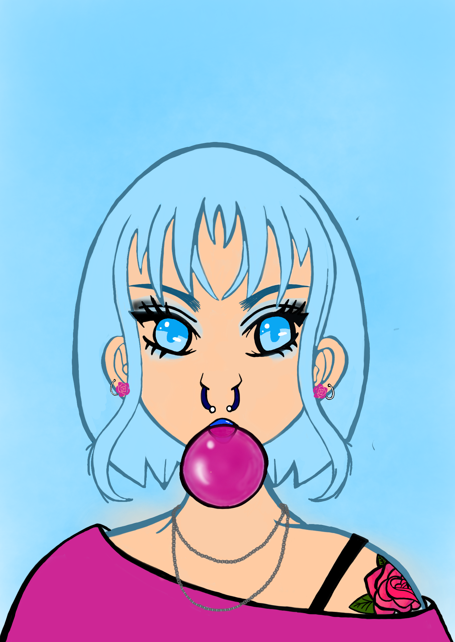 Bubblegum Girl - ibisPaint
