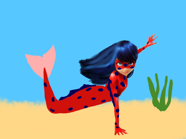 Mermaid bug - ibisPaint