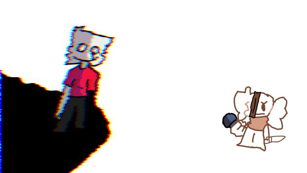pibby drawing mel vs Charles_XD - ibisPaint
