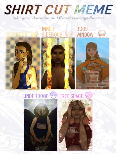 shirt cut meme - ibisPaint