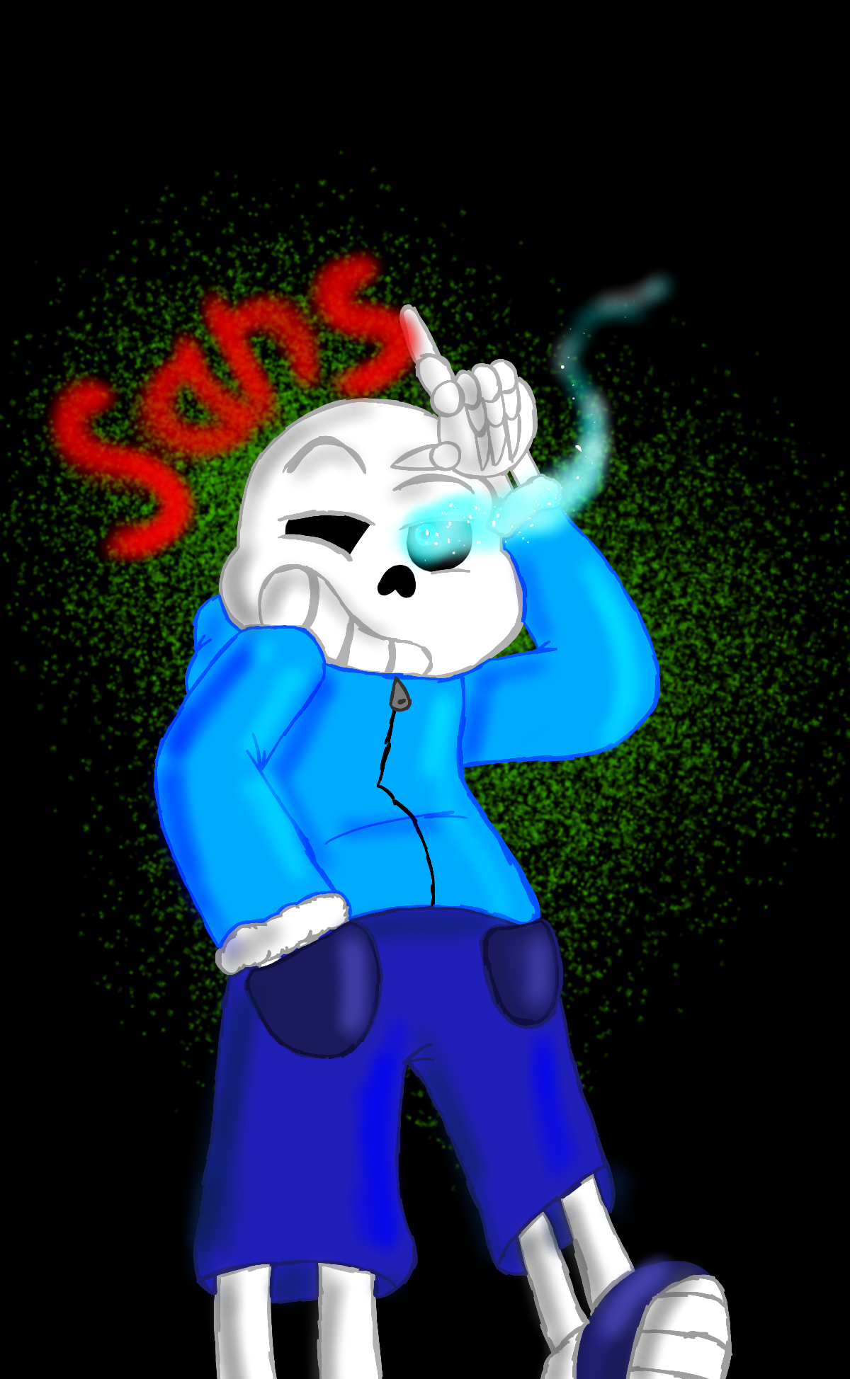 Undertale - Sans Speedpaint - ibisPaint