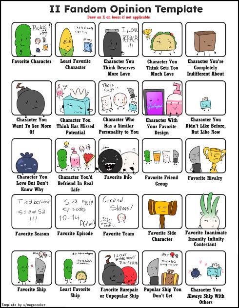 ii fandom opinion template - ibisPaint