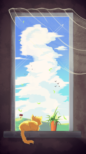 Outside the Window - ibisPaint