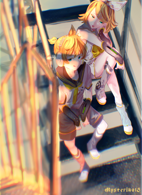 Day 3 Len and Rin Kagamine - ibisPaint