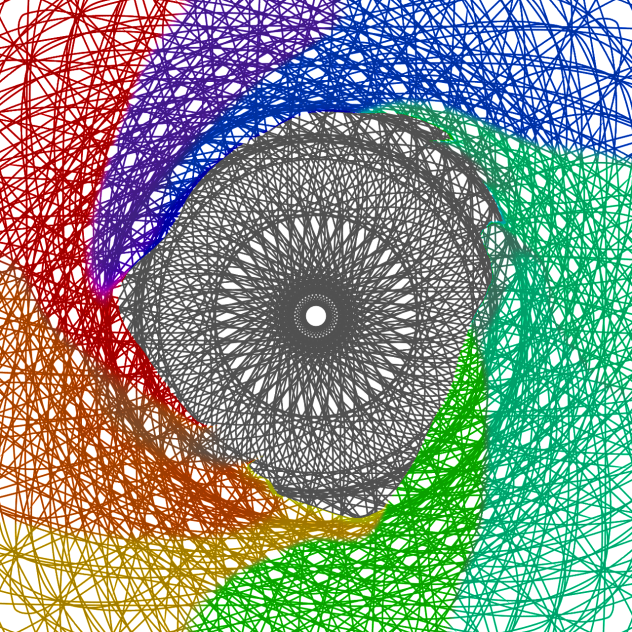 rainbow circle - ibisPaint