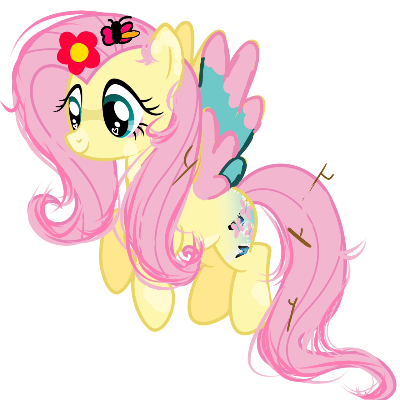 fluttershy redesign! - ibisPaint