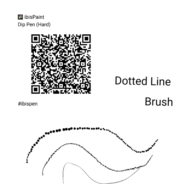 Dotted Line Brush - ibisPaint
