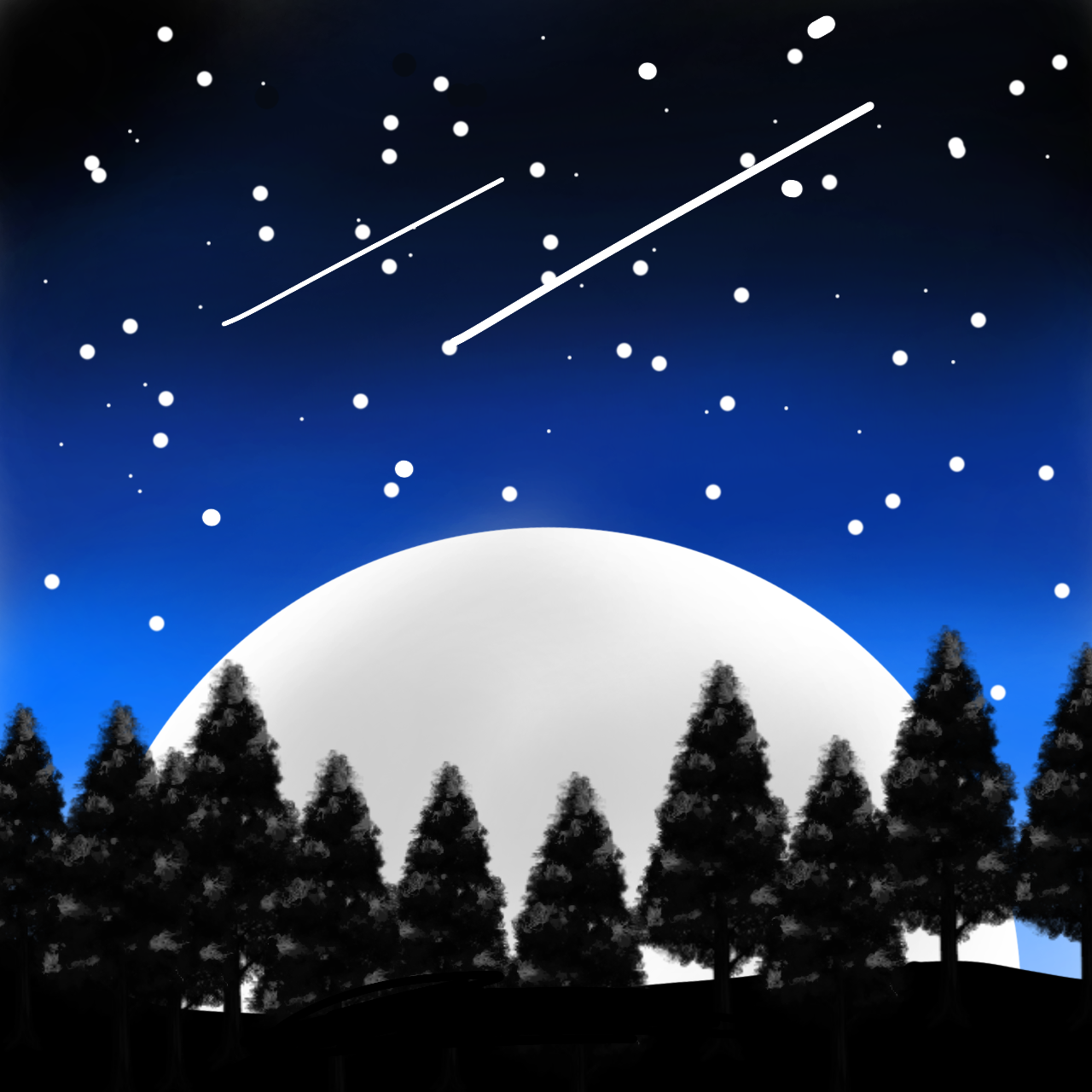 night sky - ibisPaint