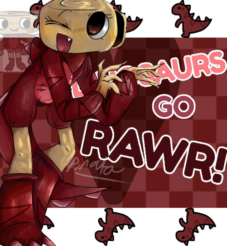 dinosaurs go rawrrr! - ibisPaint