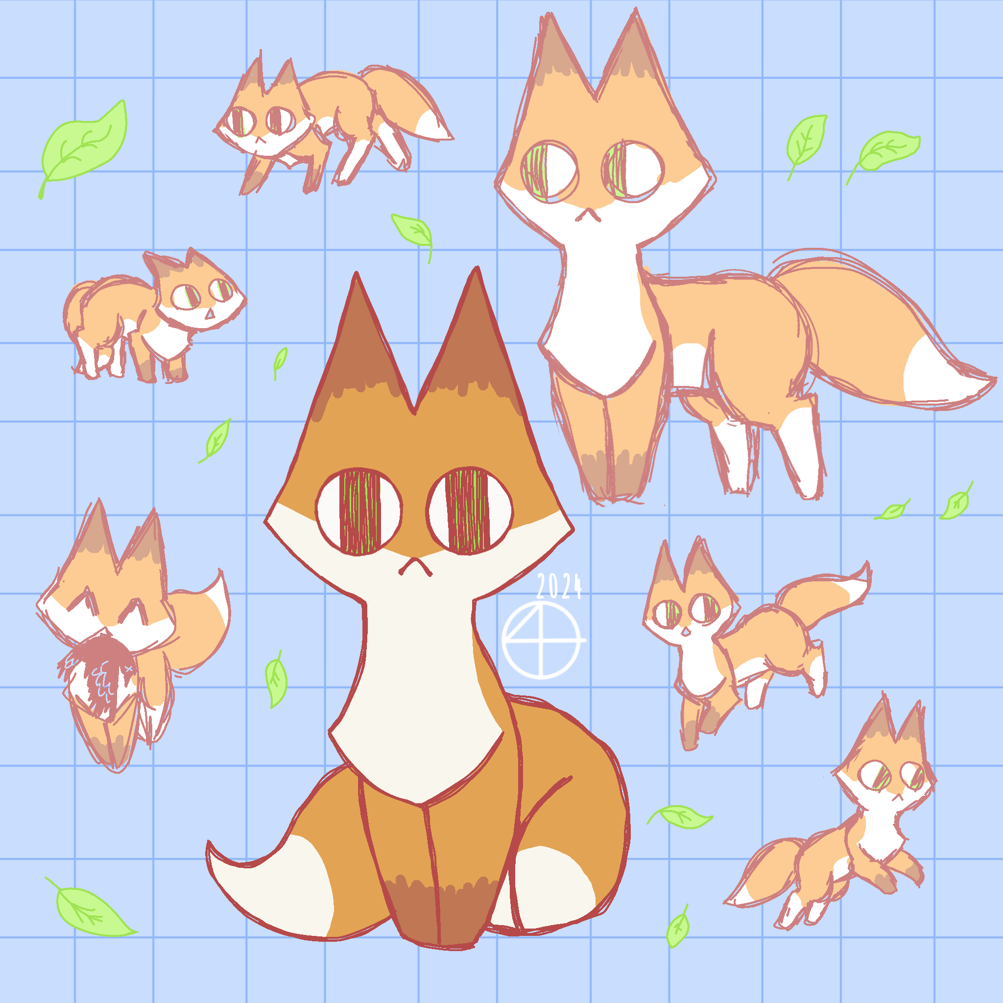 Fox Doodles - ibisPaint